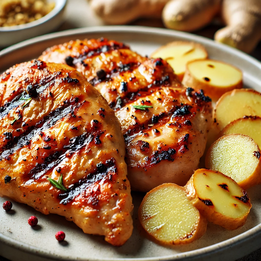 Grilled Chicken with Ginger : A Delicious and Healthy Recipe ...