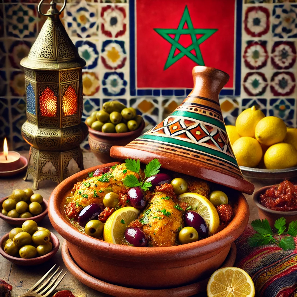 Moroccan Chicken Tagine with Olives | The best - chickdish.com
