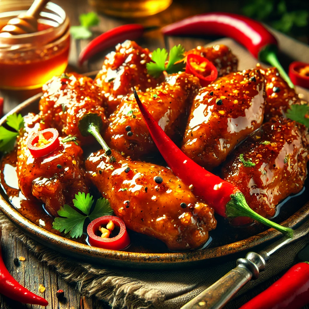 How to Make Spicy Honey Chili Chicken Wings - chickdish.com