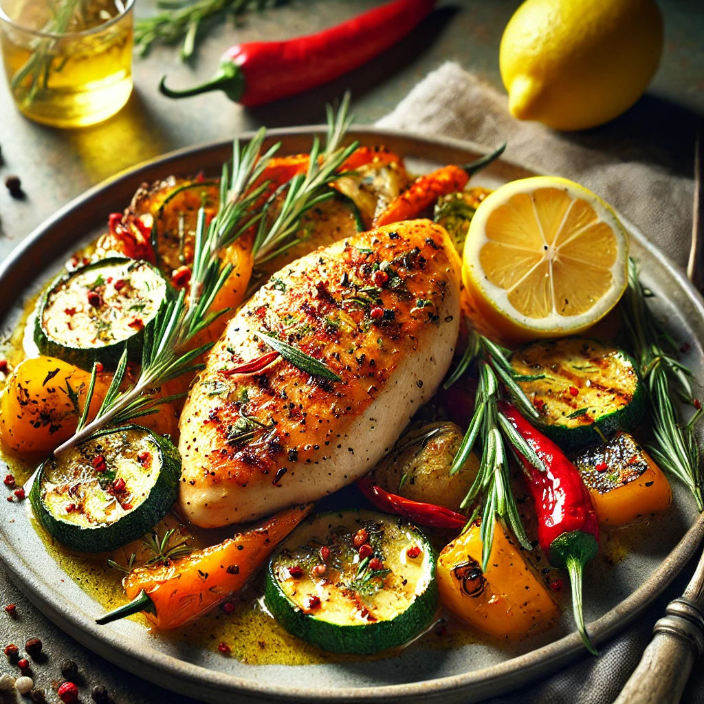 Spicy Lemon Herb Chicken: A Flavorful Delight - chickdish.com